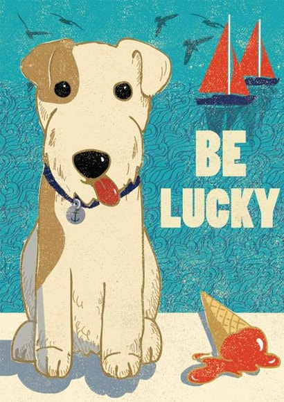 dog terrier Good Luck Card 2290 | thortful