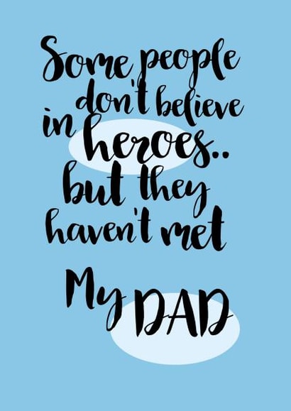 Hero Father's Day card | thortful