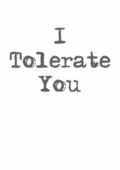 sarcastic hate Card 36063 | thortful