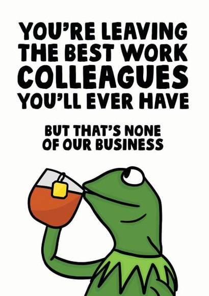 Leaving work card | thortful