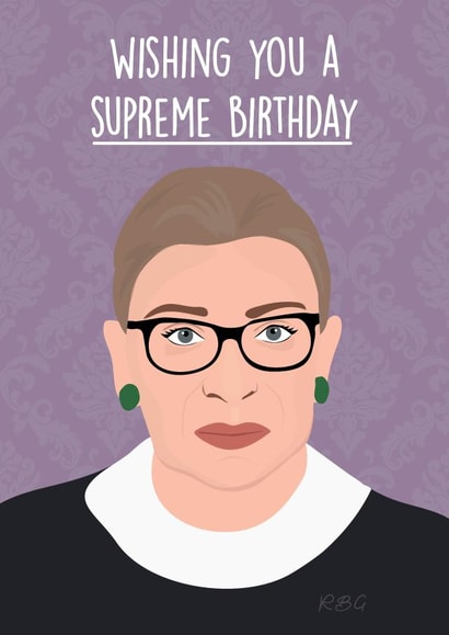 supreme celebrity Birthday Card 7370 | thortful