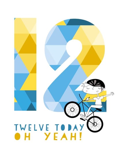 12 oh yeah Birthday Card 2073 | thortful
