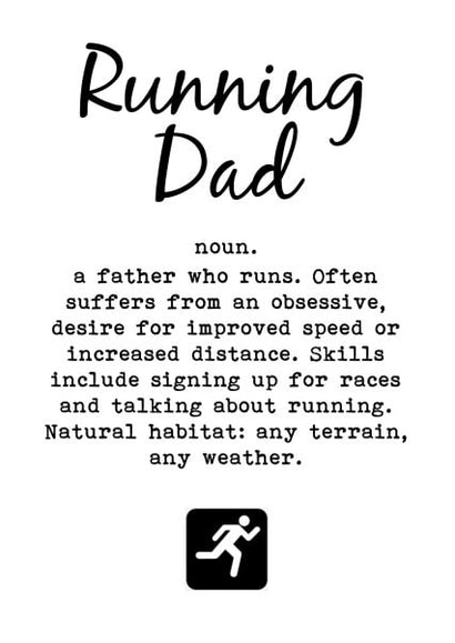 Fathers Day Card for Runner - Running Dad - Funny Running Card | thortful