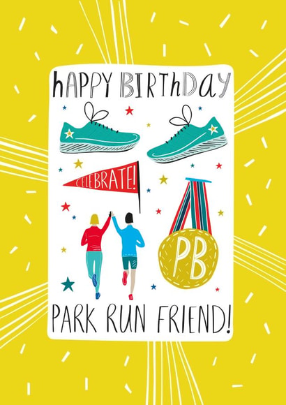 park run exercise Birthday Card 1722 | thortful