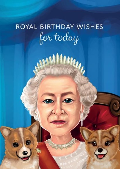 royal wishes Birthday Card 1614 | thortful