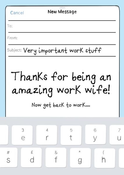 Work wife card | thortful