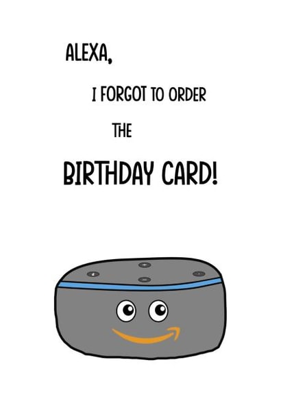 alexa amazon Birthday Card 19142 | thortful