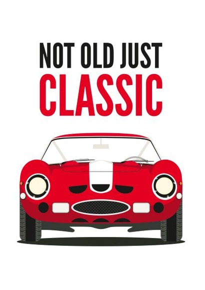 Ferrari GTO Birthday Card for Him | thortful