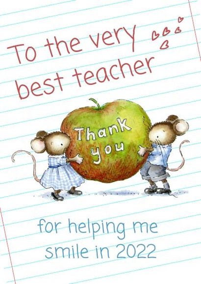 Thank you teacher Apple card | thortful