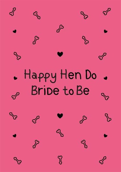 Rude - willy - HEN DO card | thortful