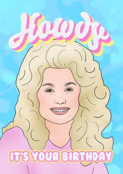 dolly parton country Birthday Card 10116 | thortful