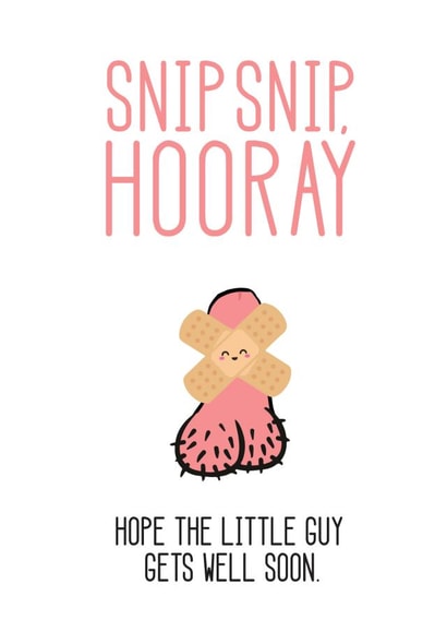 Vasectomy Vasectomy cards Get Well Card 16764 | thortful