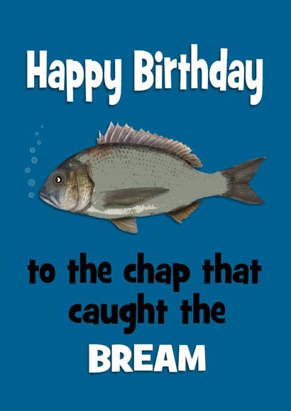 To the chap that caught the BREAM | thortful