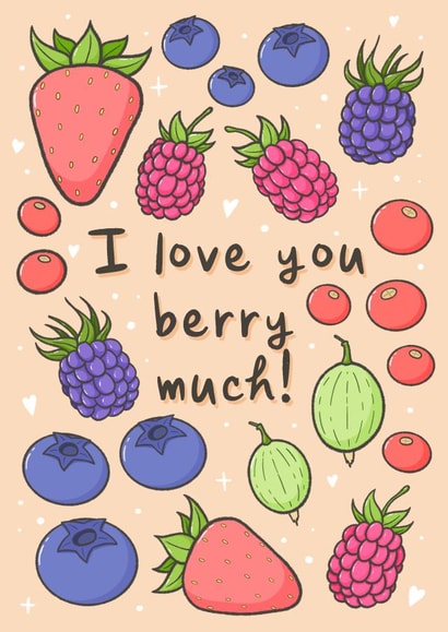 love berry Valentines Day Card 14034 | thortful