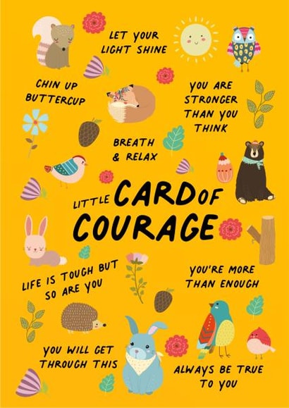 Card of courage | thortful