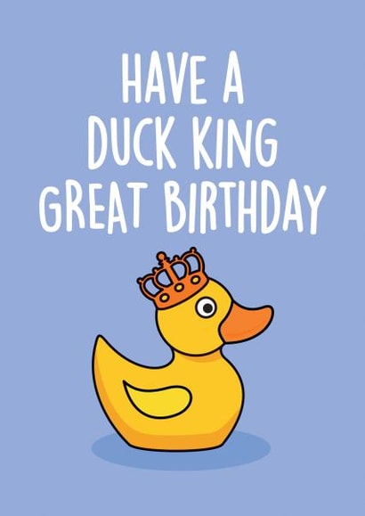 Funny Duck Birthday Card | thortful