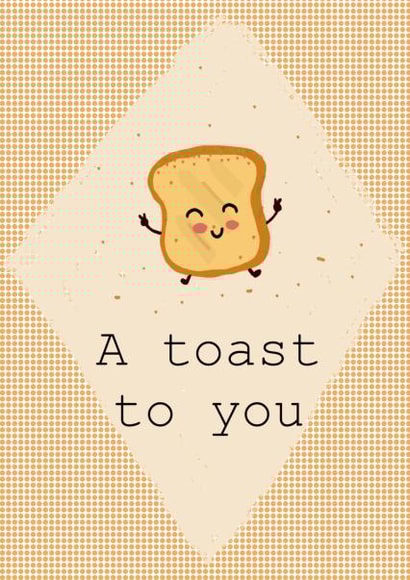 A toast to you celebration card | thortful