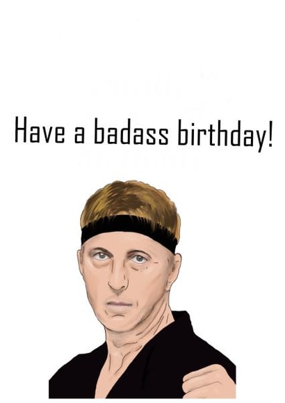 Badass Birthday Memes You're 100% Badass Birthday Card Greeting