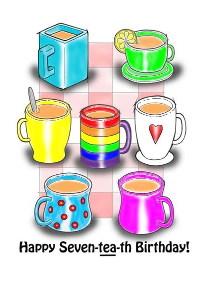 Happy Seven-tea-th Birthday | thortful
