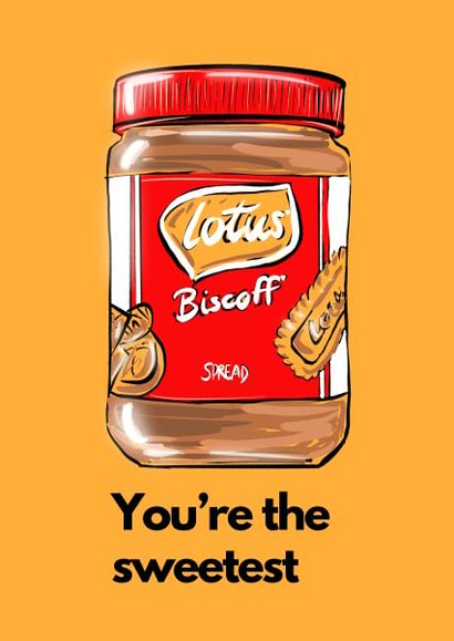 Lotus Biscoff card | thortful
