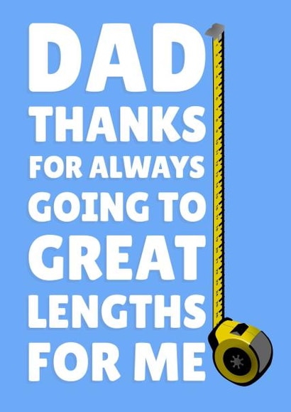 Thanks Dad, Funny Father's Day Card | thortful