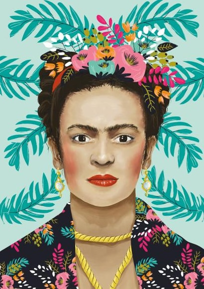 Frida Kahlo Art Card | thortful