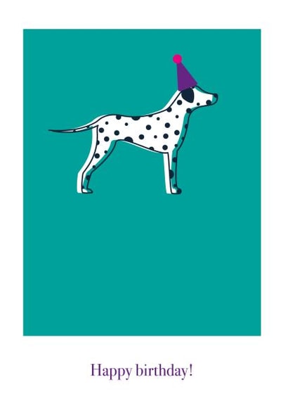 Dalmatian Birthday Card | thortful
