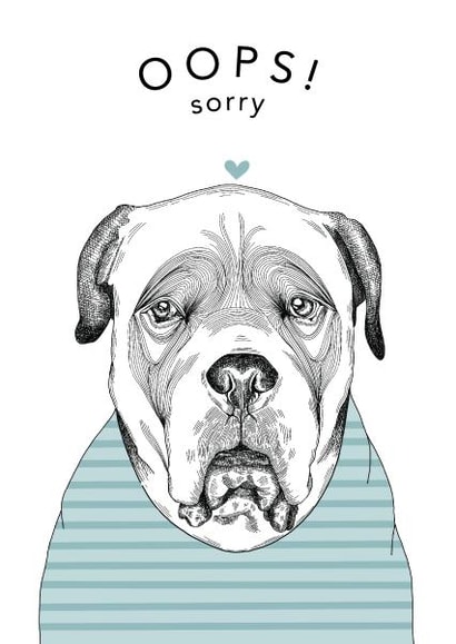 Oops sorry card | thortful