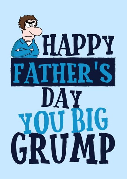 Big Grump Father's Day card | thortful