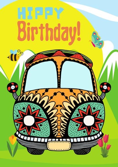 Hippie Birthday Memes Hippie Dad Hippy BOHO Fathers Day Birthday