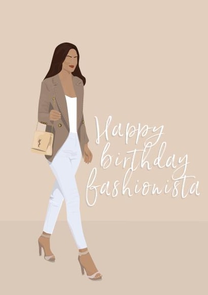 Fashionista Birthday Card | thortful