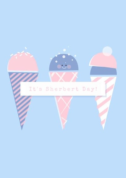 Cute It sherbert day happy birthday card | thortful