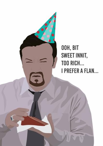 The Office David Brent Birthday Card | thortful
