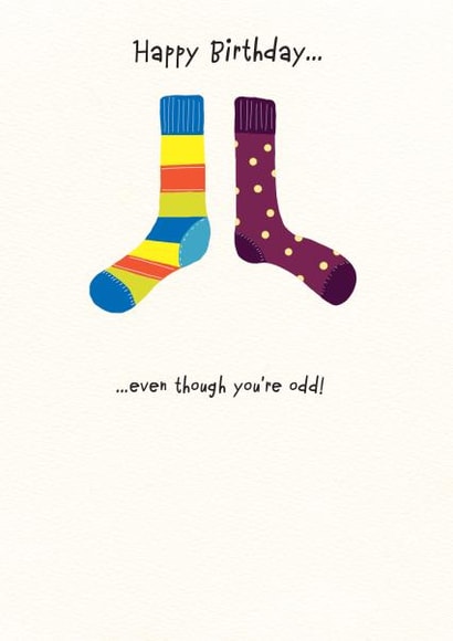 Odd Socks Birthday | thortful