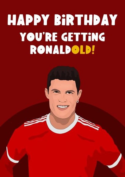 Ronaldo Birthday Card | thortful