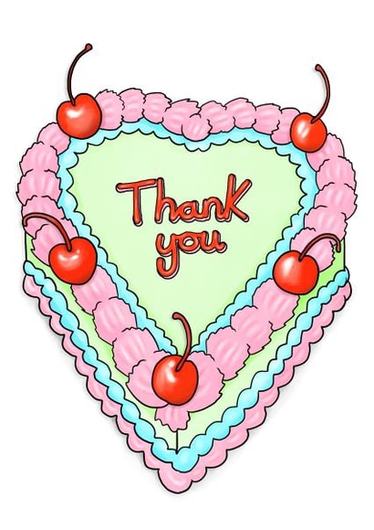 Cake Thank You Card | thortful