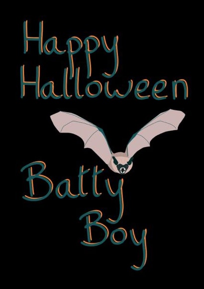 Happy Halloween Batty Boy | thortful