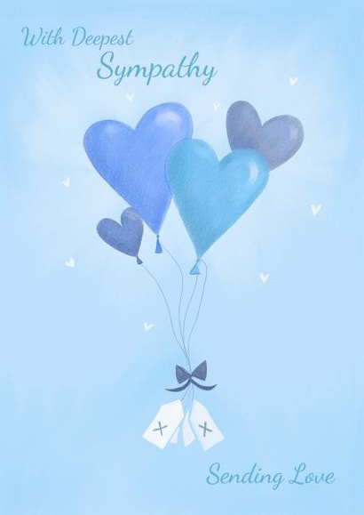 Sympathy Blue Balloons | thortful