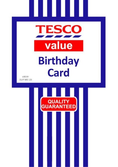 Tesco Value Birthday Card | thortful