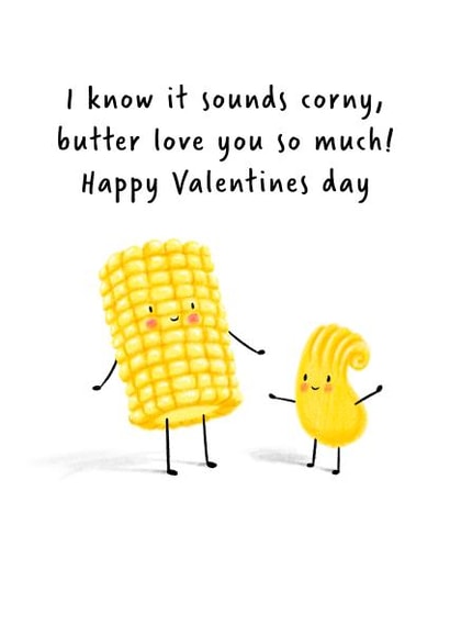 Corny Valentines card | thortful