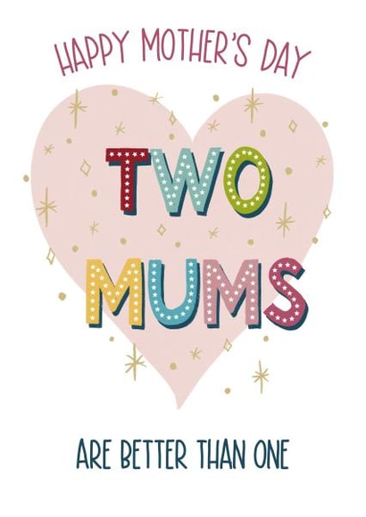 Two Mums same sex parents Mother’s Day card | thortful