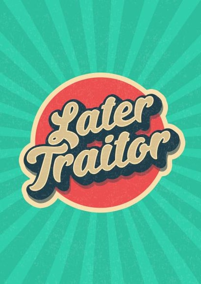Later traitor leaving card | thortful