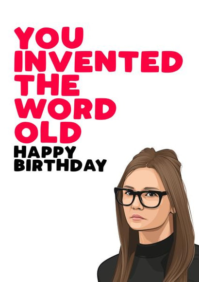 Invented Old Birthday card | thortful