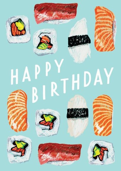Sushi Lover's Birthday Card | thortful