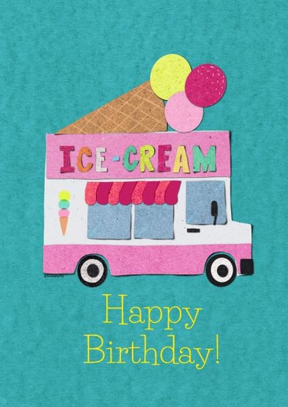 Ice cream van Birthday party! | thortful