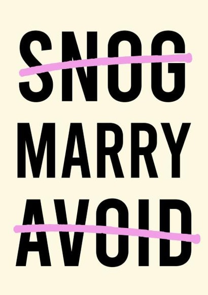 Snog Marry Avoid - Wedding Card | thortful