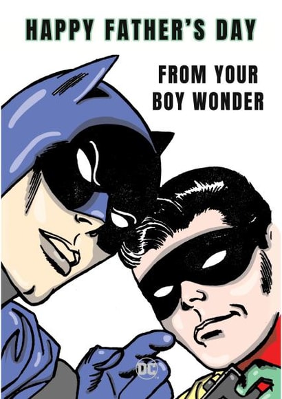 Funny Father's Day Card - Boy Wonder - Batman and Robin | thortful
