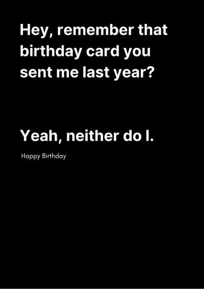 The subtle reminder birthday card | thortful