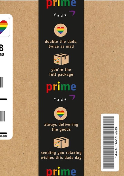 Prime Dads LGBTQ Amazon Inspired Card | thortful