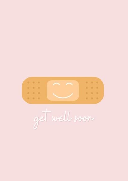 Get Well Soon Band-Aid Card | thortful